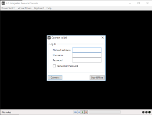 Access HP iLO Integrated Remote Console without Java or Microsoft .NET Framework – setaOffice